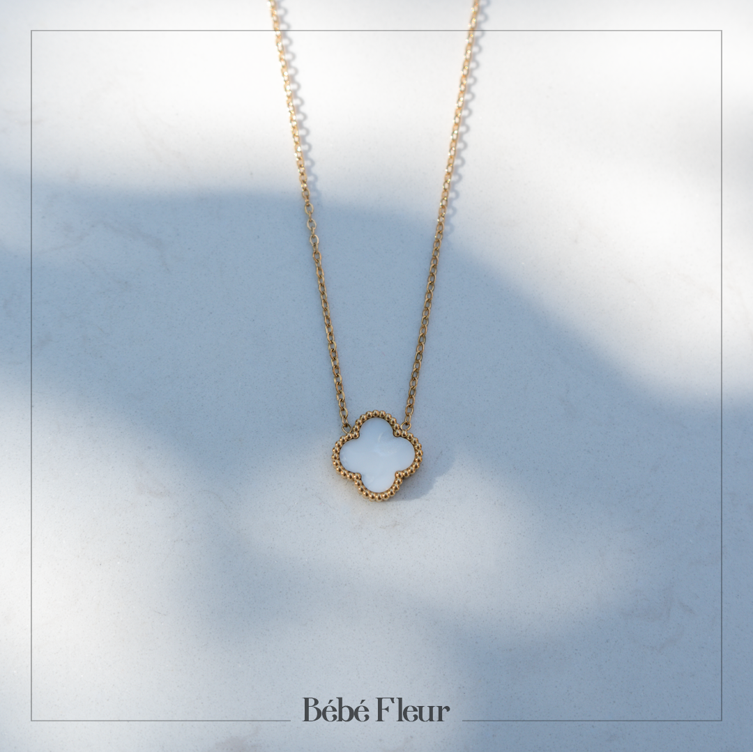 Lucky Clover Necklace Gold